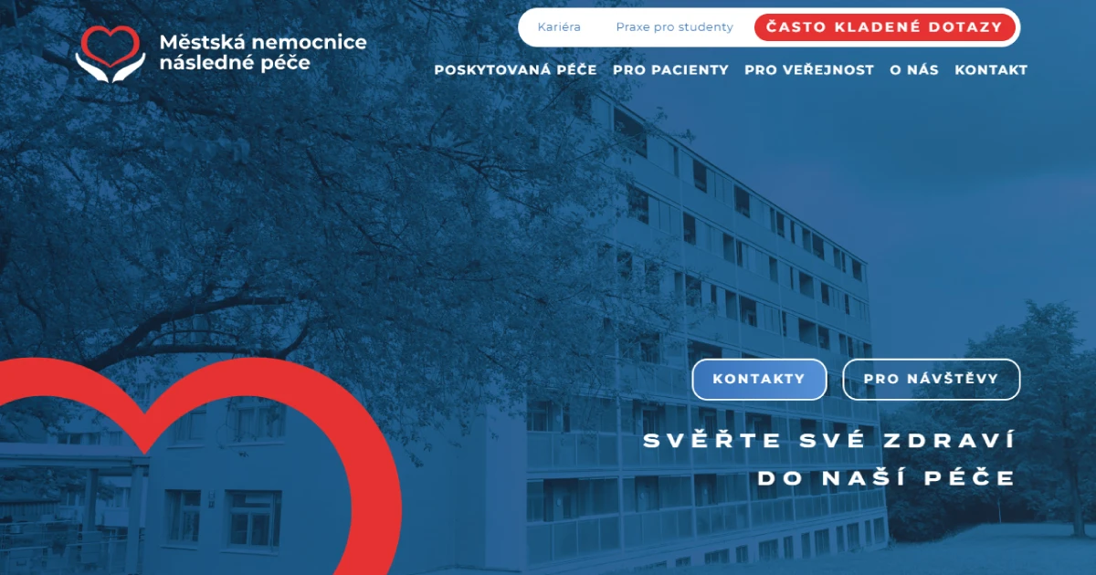 O Městské nemocnici následné péče v Praze | MNNP
